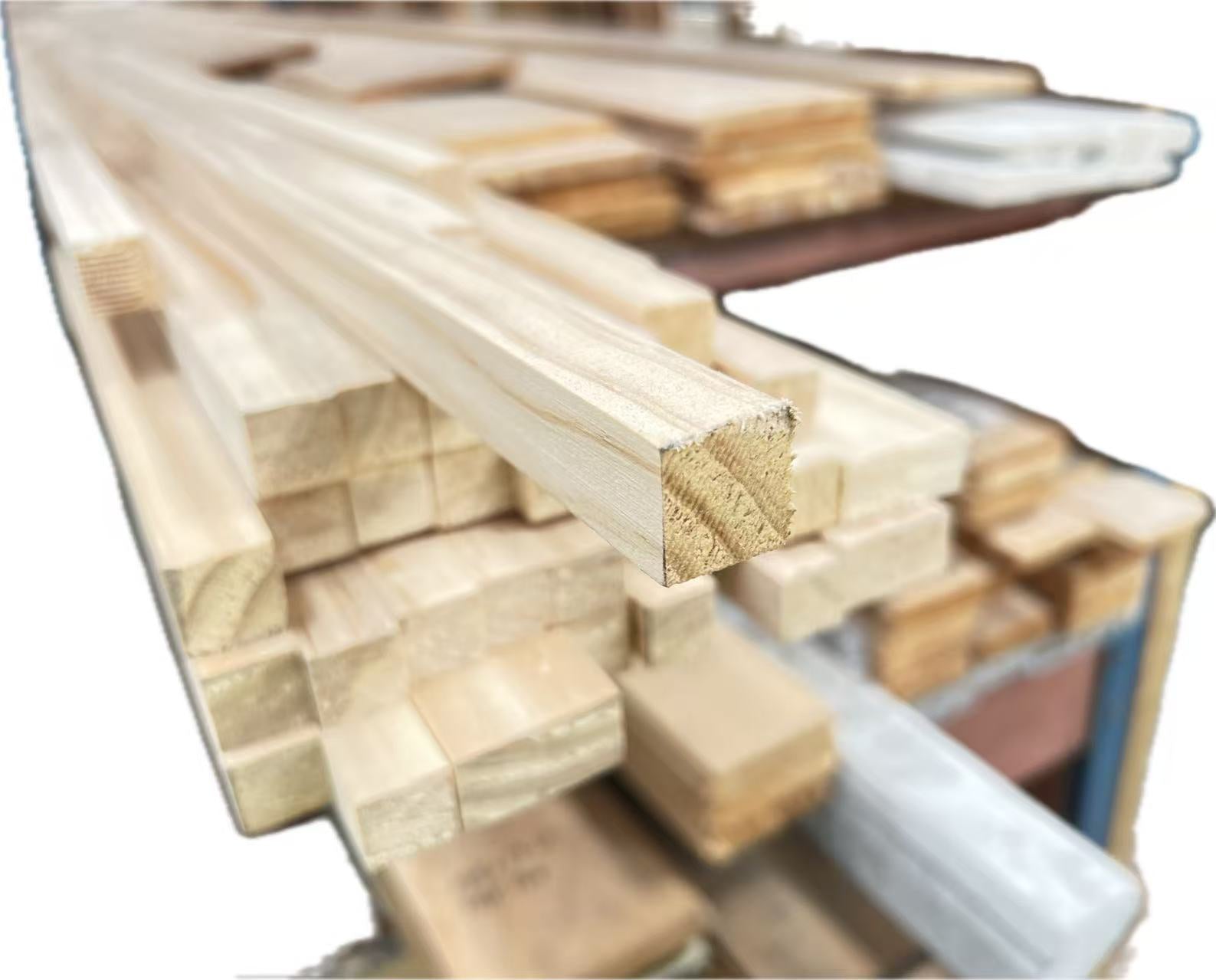 18 x 18 Pine Square Dressed FJ